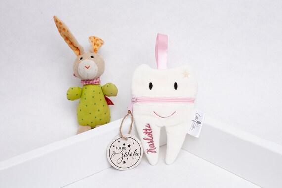 Zahnfee Zahn Täschchen Mädchen mit Namen personalisiert Tasche - Etsy