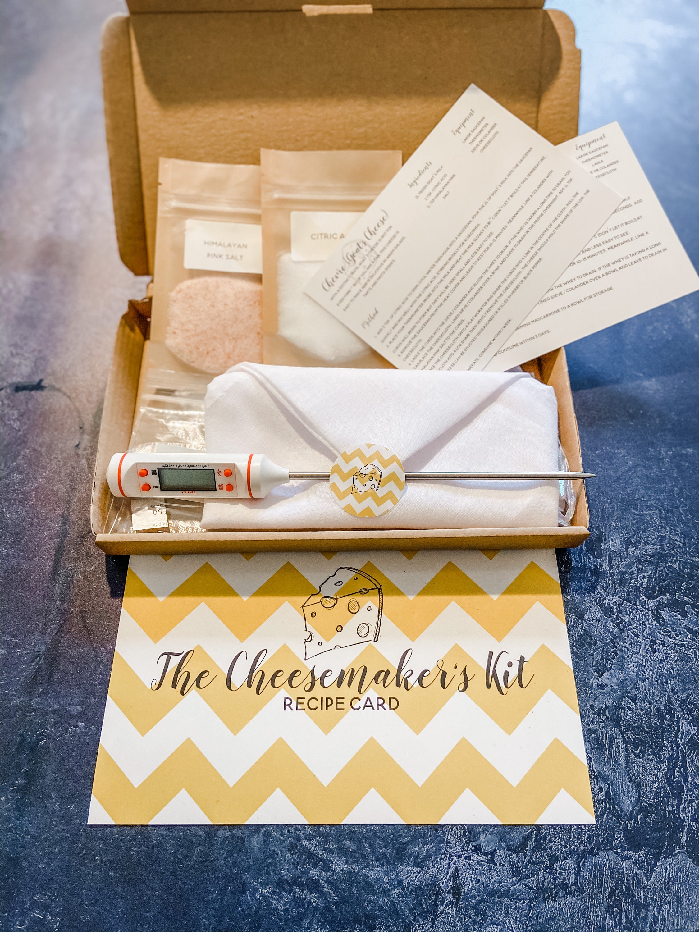The Cheesemaker's Kit | Make Your Own Cheese From Scratch - Etsy