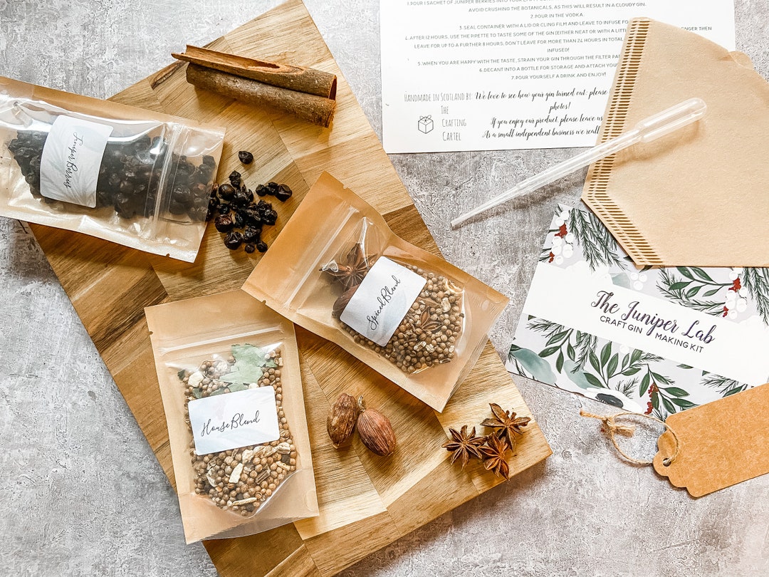 DIY Make Your Own Gin | the Juniper Lab | Spiced Craft Gin Making Kit ...