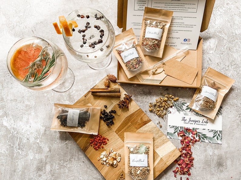 Craft Gin Making Kit Botanical Blends Make Your Own Gin - Etsy UK