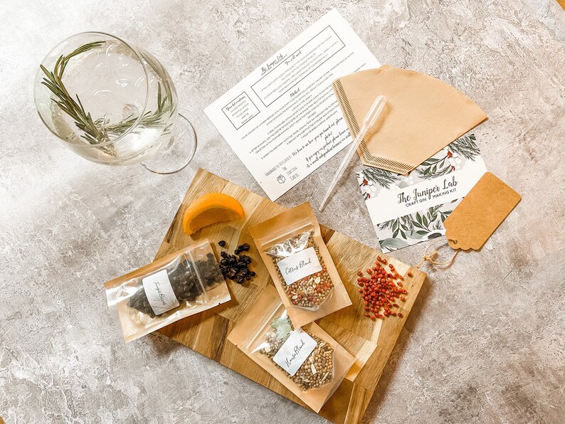 Craft Gin Making Kit Botanical Blends Make Your Own Gin - Etsy UK