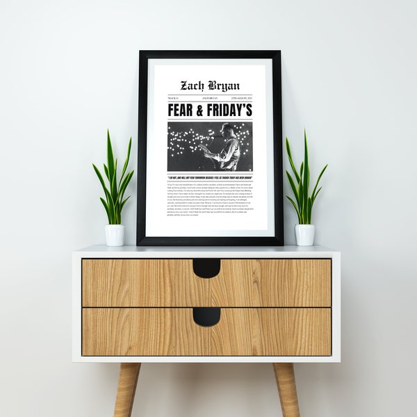 Zach Bryan Lyrics Fear and Fridays - Etsy Zach Bryan Lyrics Fear and Fridays - Etsy