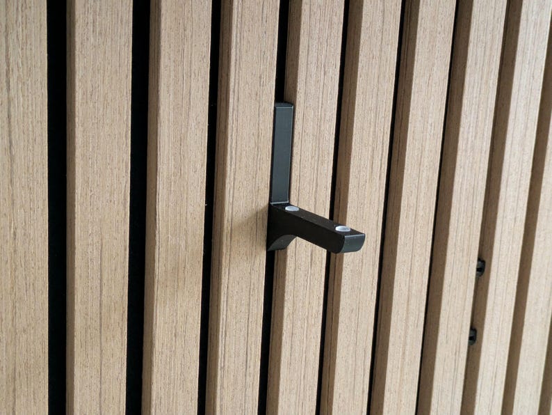 Acoustic Panel Soundbar Brackets – No-drill Easy Mount, Screw-free Slat ...