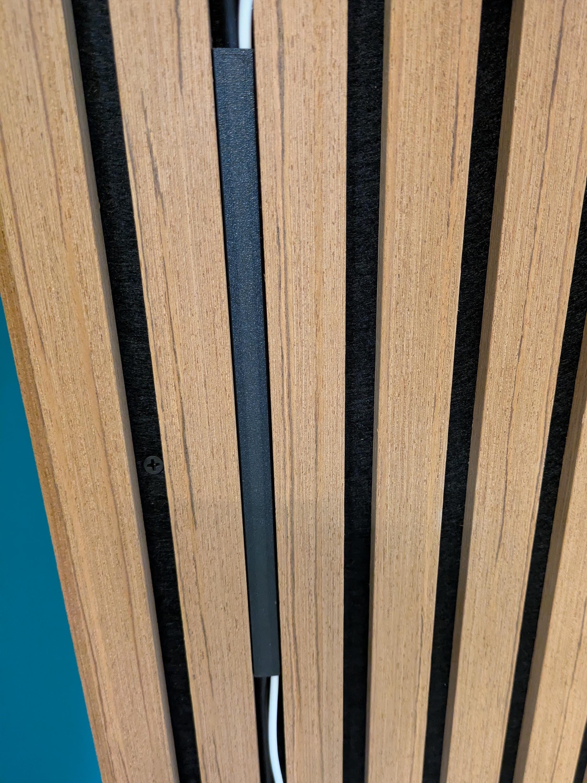 Push Fit Acoustic Panel Cable Duct Cover – Invisible TV Cable for ...