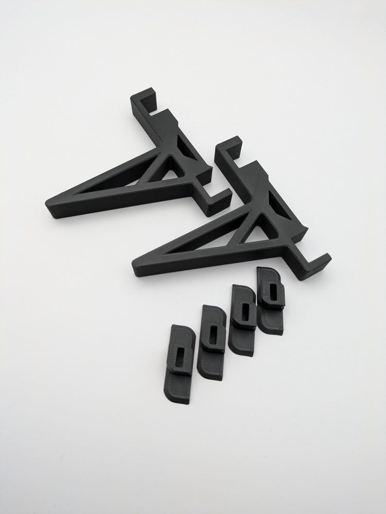 Acoustic Panel Soundbar Brackets – No-drill Easy Mount, Screw-free Slat ...