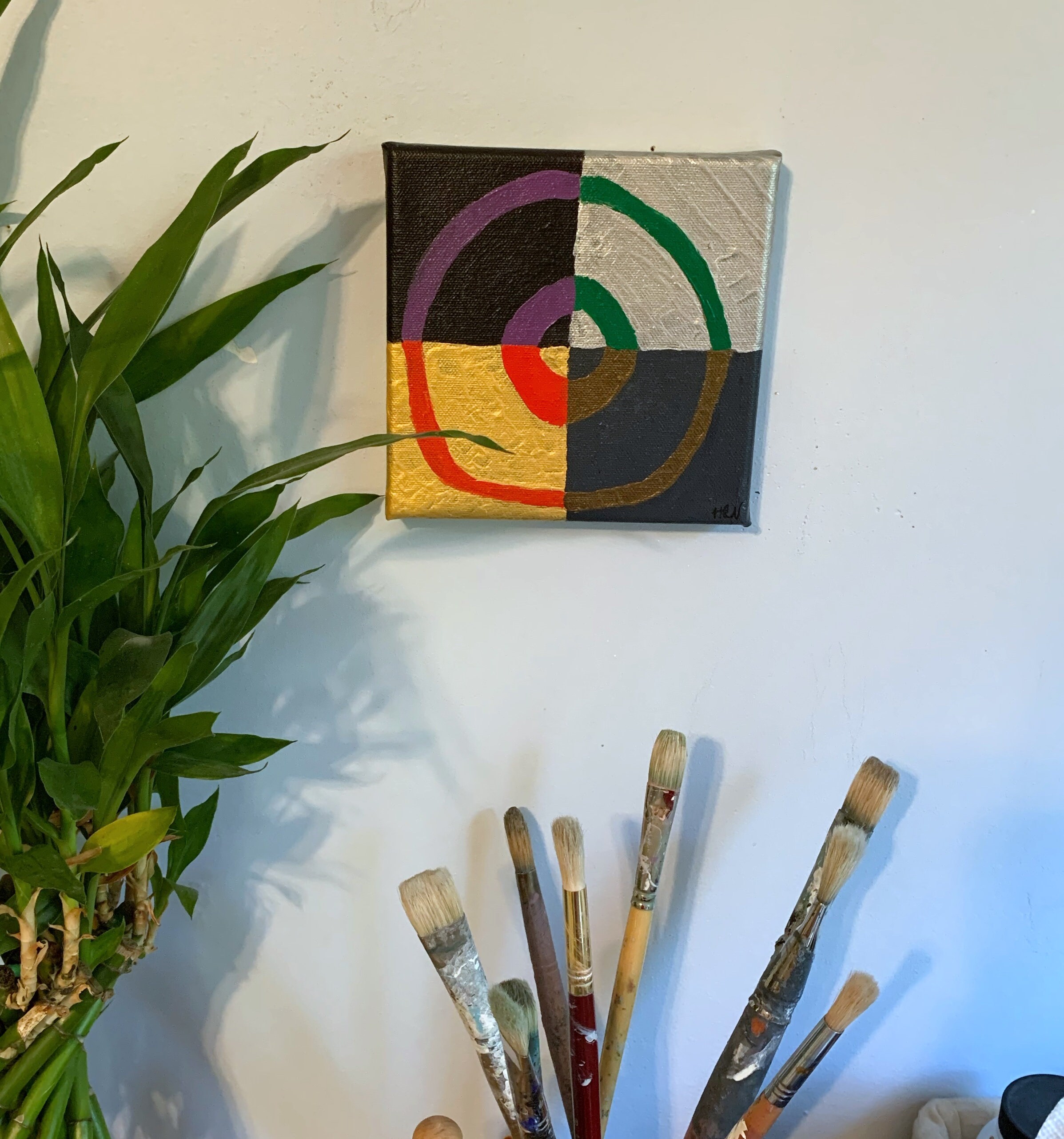 Original Abstract Painting, Shadow - Etsy