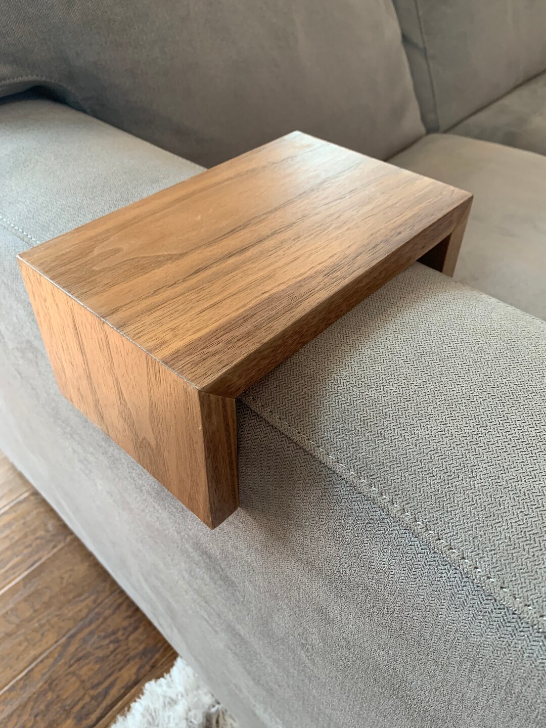 Arm Rest Table | Sofa Table | Couch Table | Sofa Tray | Walnut | White ...