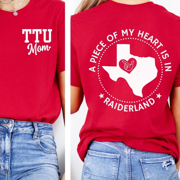 Texas Tech Mom Shirt - Etsy