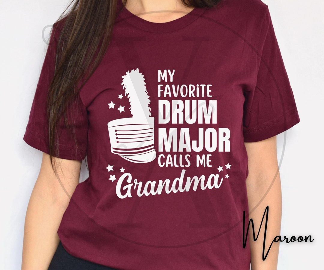 Drum Major Grandma Shirt, Proud Band Grandma Shirt, Grandparent Day ...