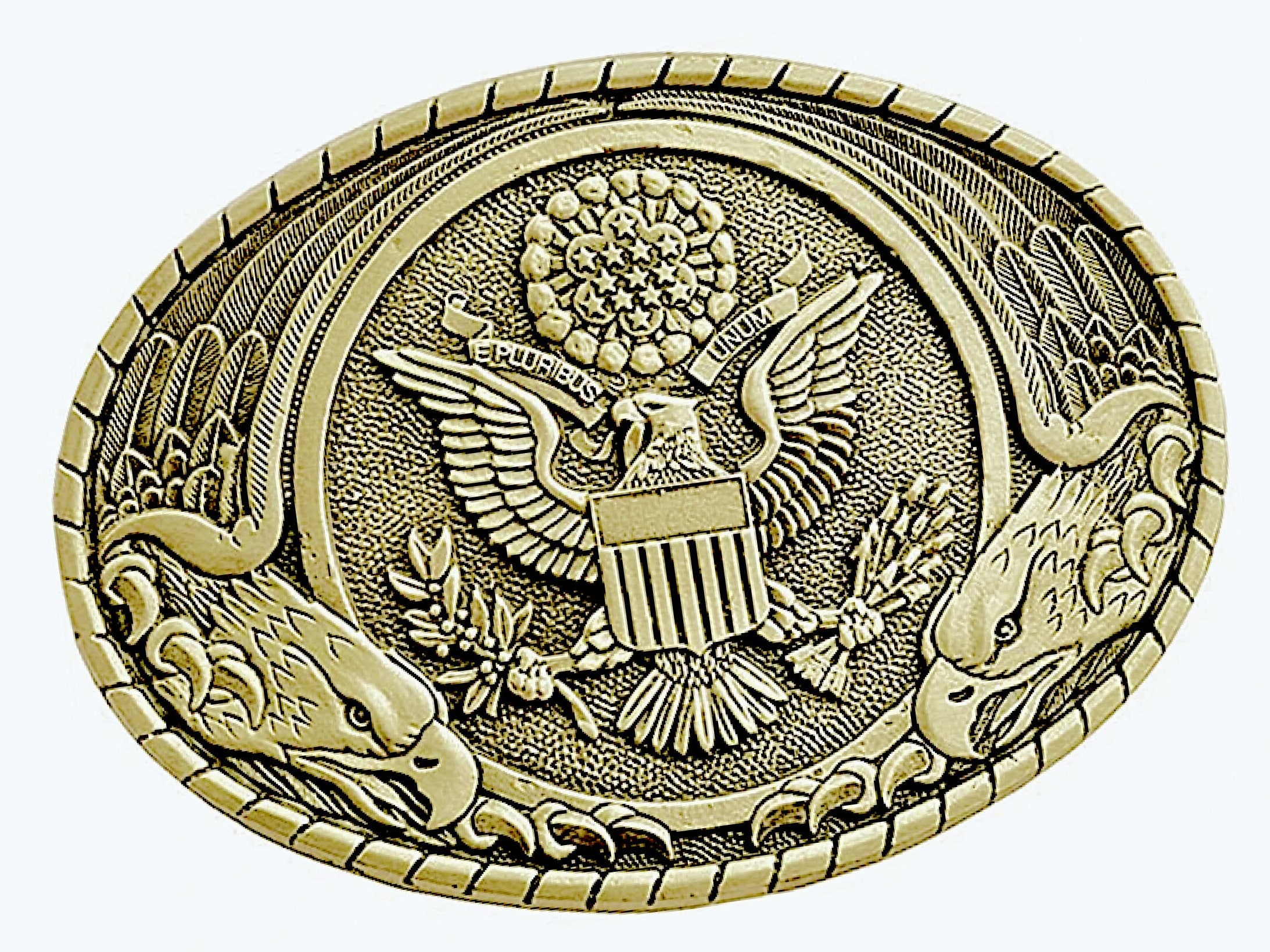 US Eagle Buckle Solid Brass American Style Belt Buckle Premium Belt ...
