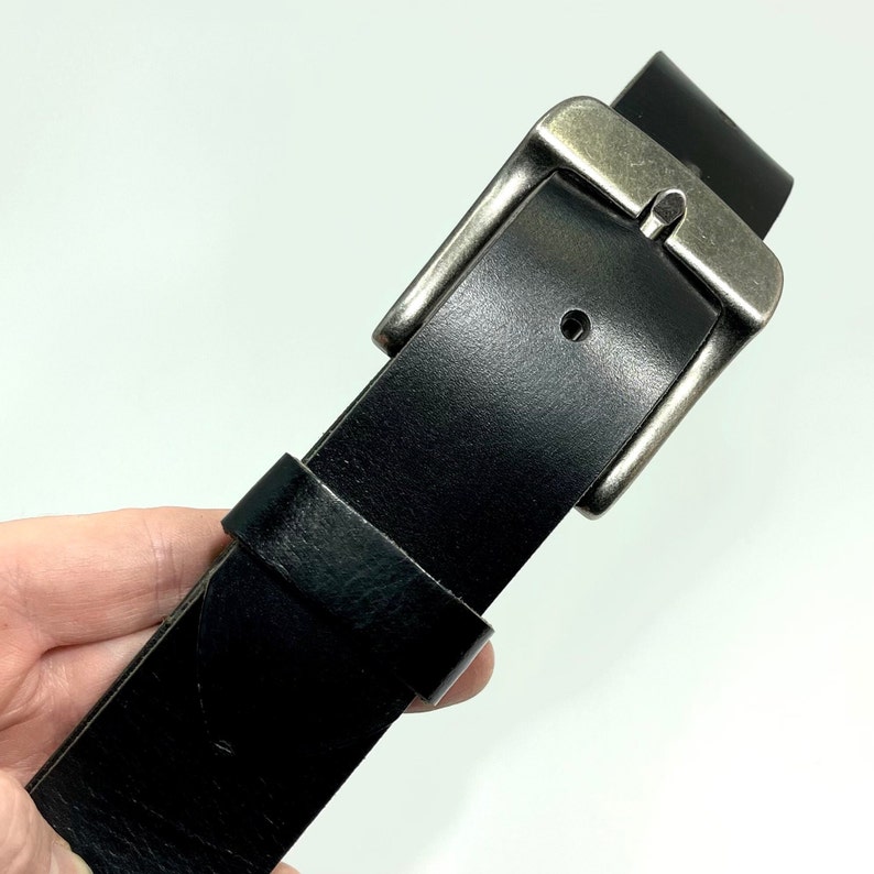 Leather Belt Without Buckle 1 1\2 (38mm) | Full Grain Leather Belt With ...