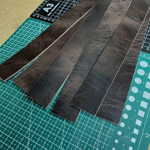 Complete DIY Leather Craft Kit 6 High-quality Leather Pieces in Various ...