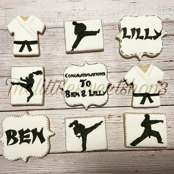 Karate Cookies - Etsy