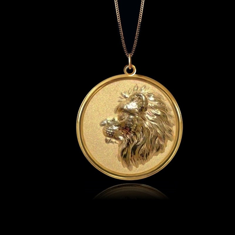 Lion Necklace - Etsy