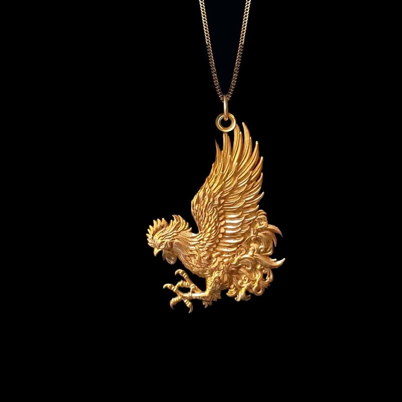 Rooster Pendant - Etsy