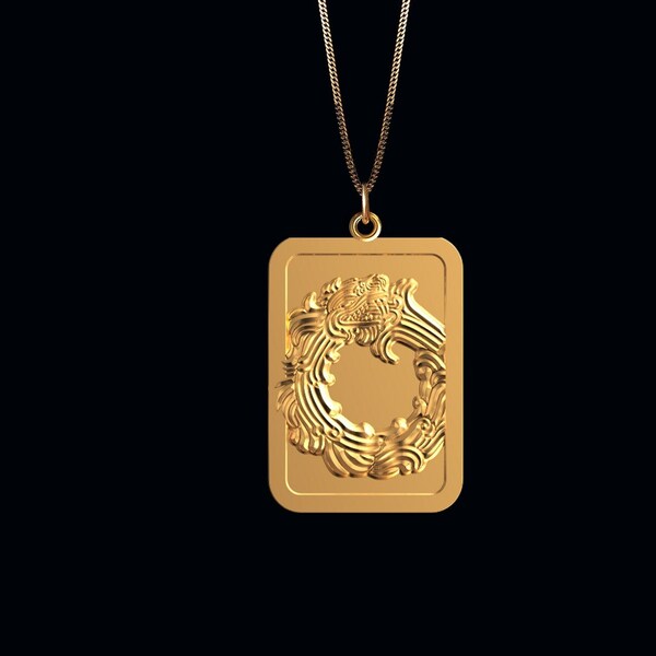 Gold Aztec Pendant - Etsy