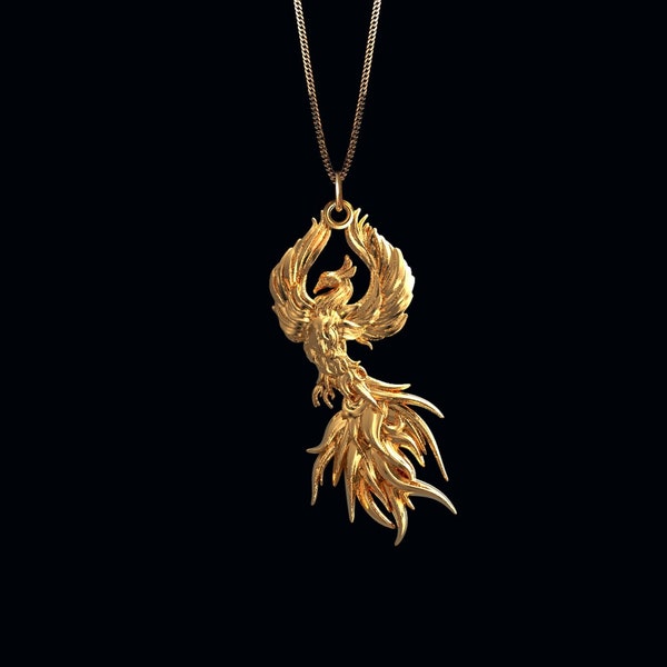 Gold Phoenix - Etsy