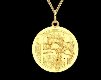 Weightlifting Necklace - Etsy