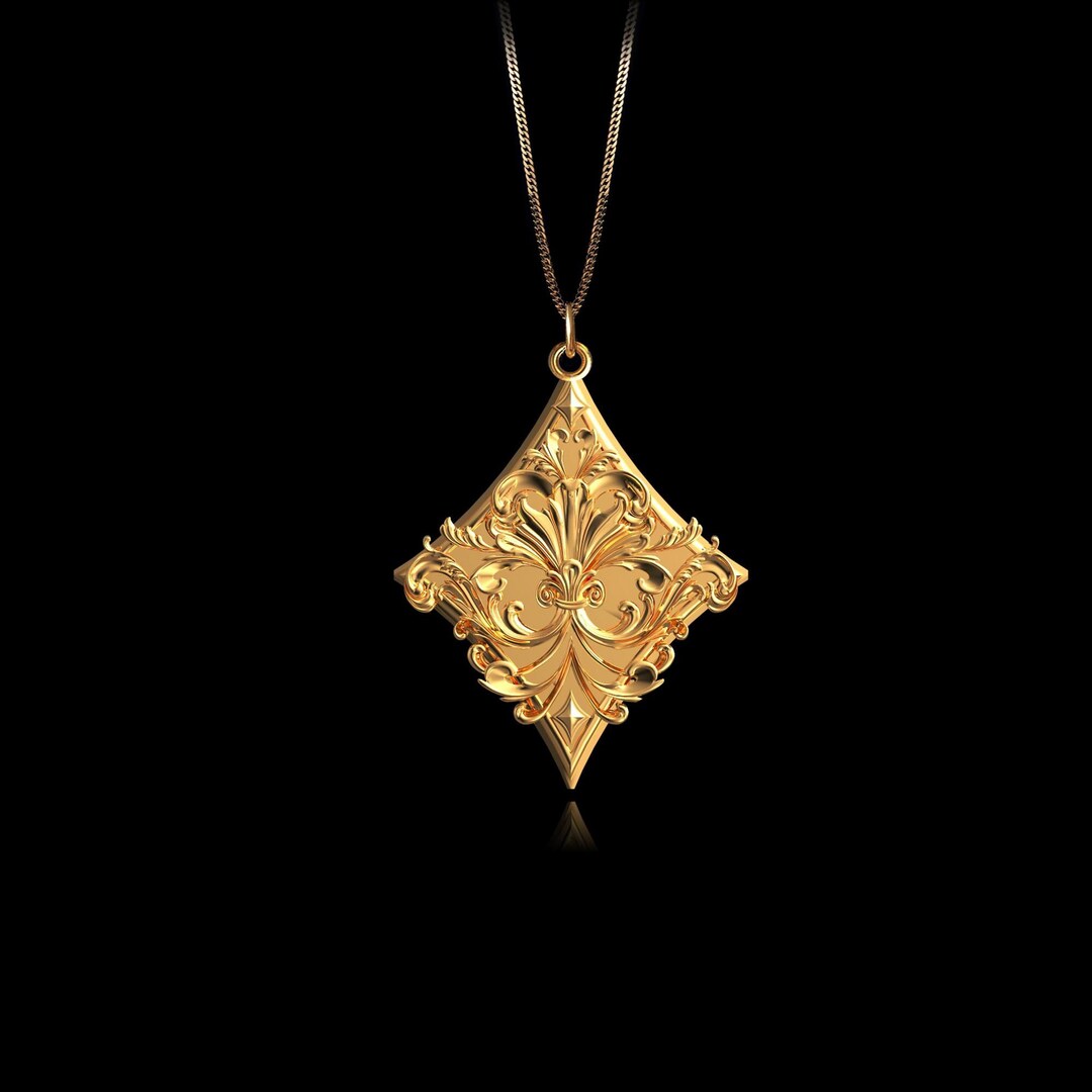 14k Solid Gold Diamond Symbol Pendant Made in USA - Etsy