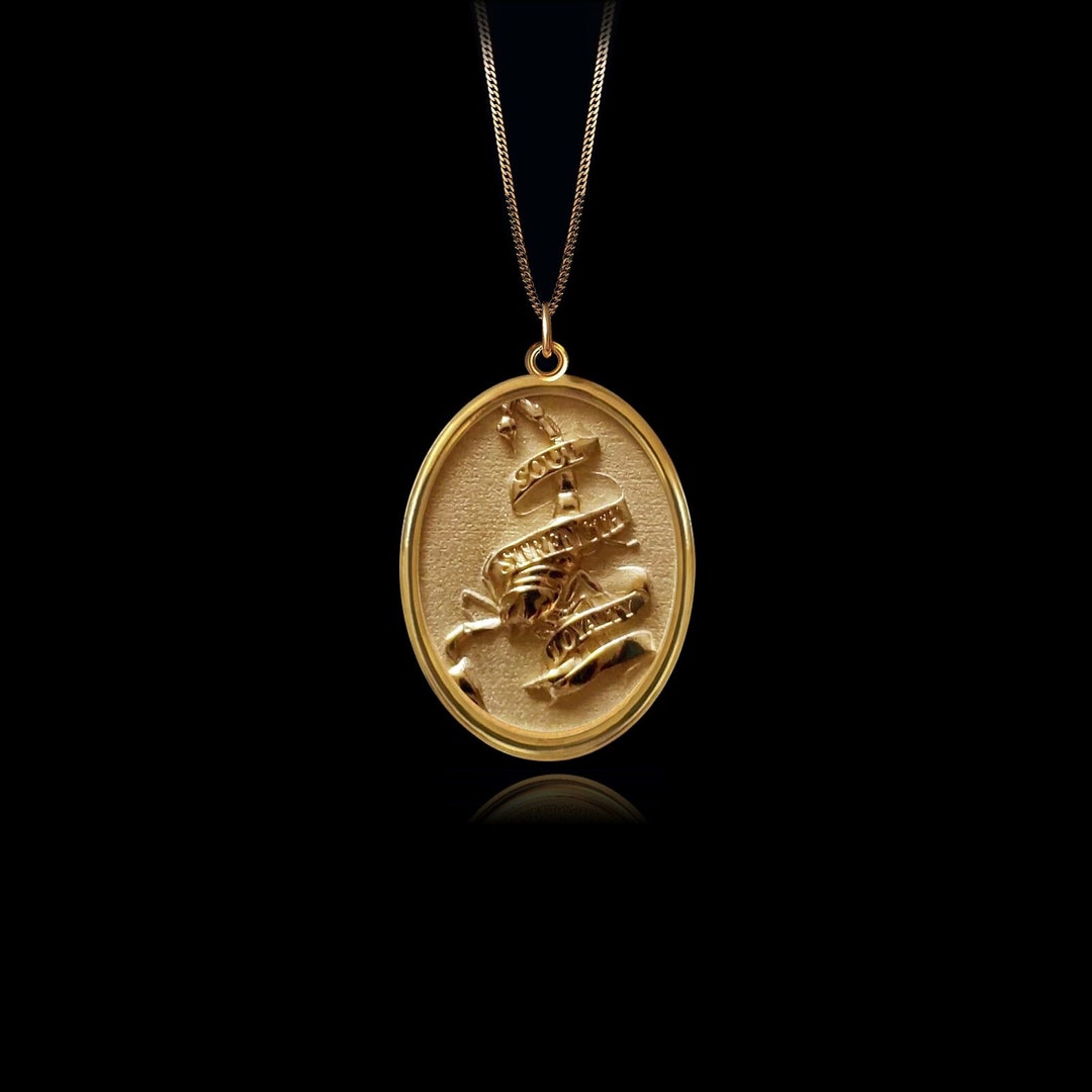 Gold Scorpion Pendant 7 14K Solid Gold Scorpio Necklace, Scorpio Charm ...