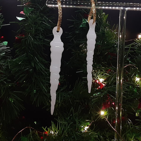 Icicle Ornaments - Etsy