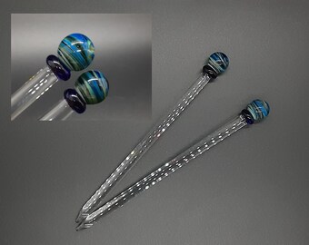 Glass Hair Stick | Etsy