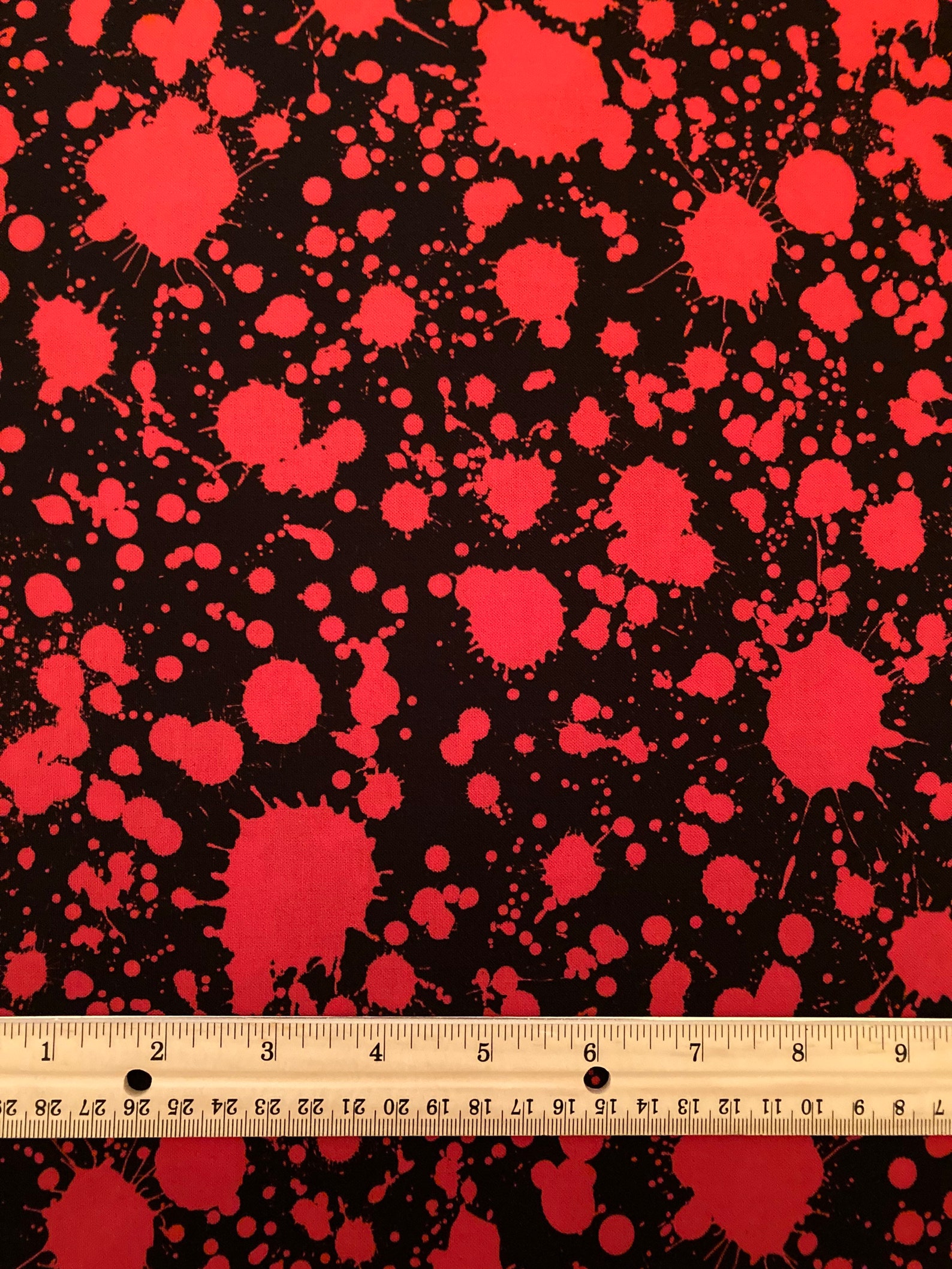 Blood Splatter CSI Crime Scene Fabric Cotton Quilt Medical | Etsy