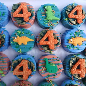 Gluten Free Dinosaur Party Treats: Oreos, Pretzels, Cakepops (60 Pieces ...