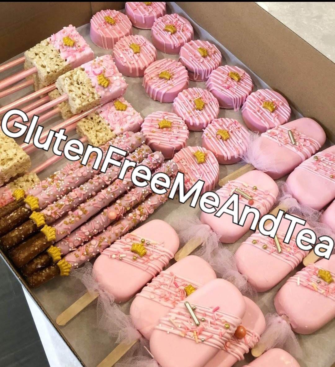 48 Piece Gluten Free Pink Princess Party Package Birthday Baby Shower ...