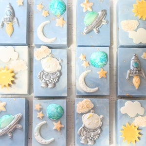 Gluten Free Outer Space Astronaut Party Package Cakepops Rice Crispy ...