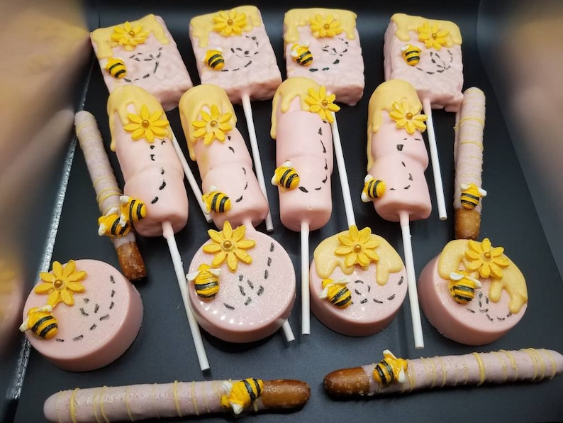 60 PC Gluten-free Winnie the Pooh Bee Treats: Cakepops, Cakesicles ...