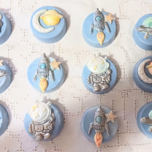 Gluten Free Outer Space Astronaut Party Package Cakepops Rice Crispy ...