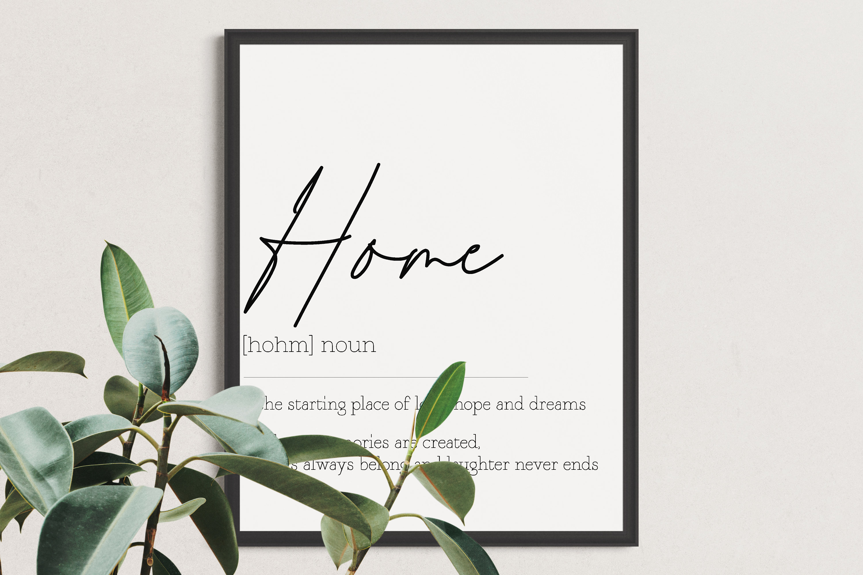 Definición del hogar, impresión del hogar, decoración del hogar ...