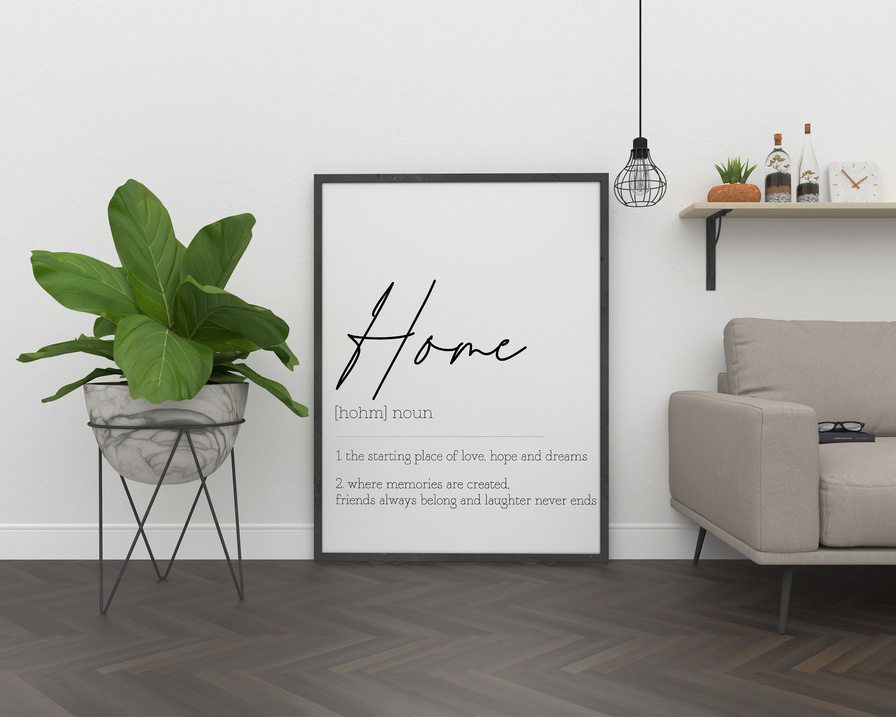 Definición del hogar, impresión del hogar, decoración del hogar ...