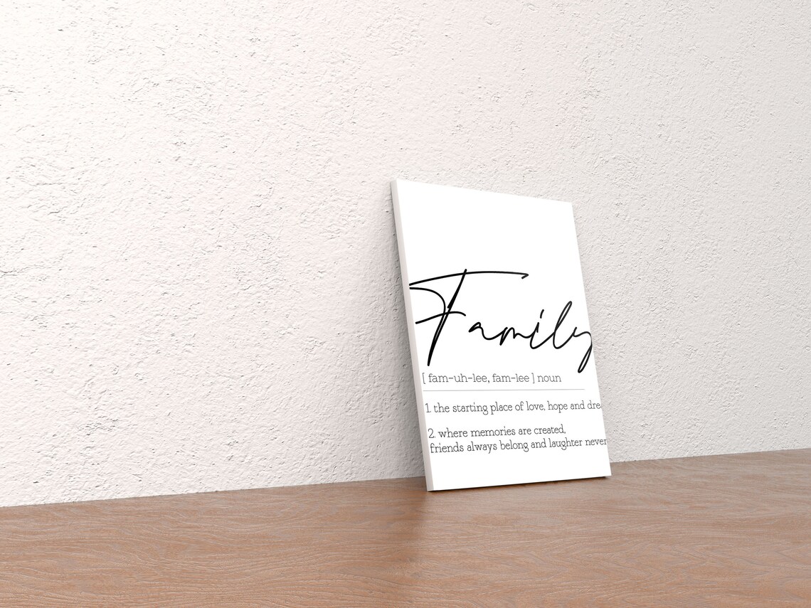 Family Definition Print, Quote Dictionary, Family Definition Printable ...