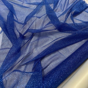 Royal Blue Glitter Mesh/tulle, 60/62", Sold by the Yard - Etsy