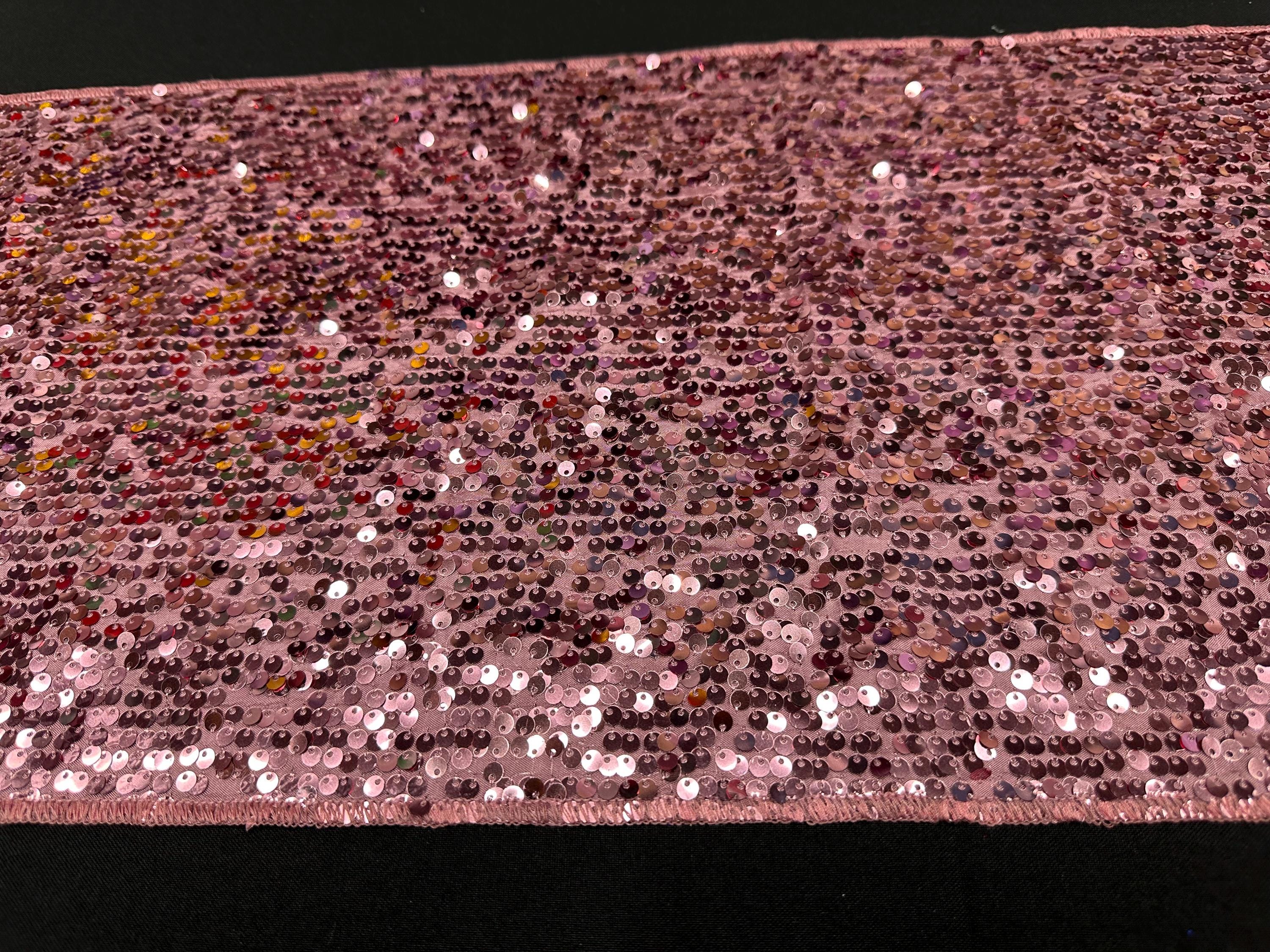 Pink Sequin Table Runner: Shimmering Wedding & Party Decor - Etsy