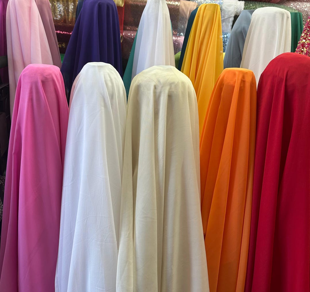Chiffon, High-multi Chiffon, Sheer Light-weight Fabric, 58/60", - Etsy