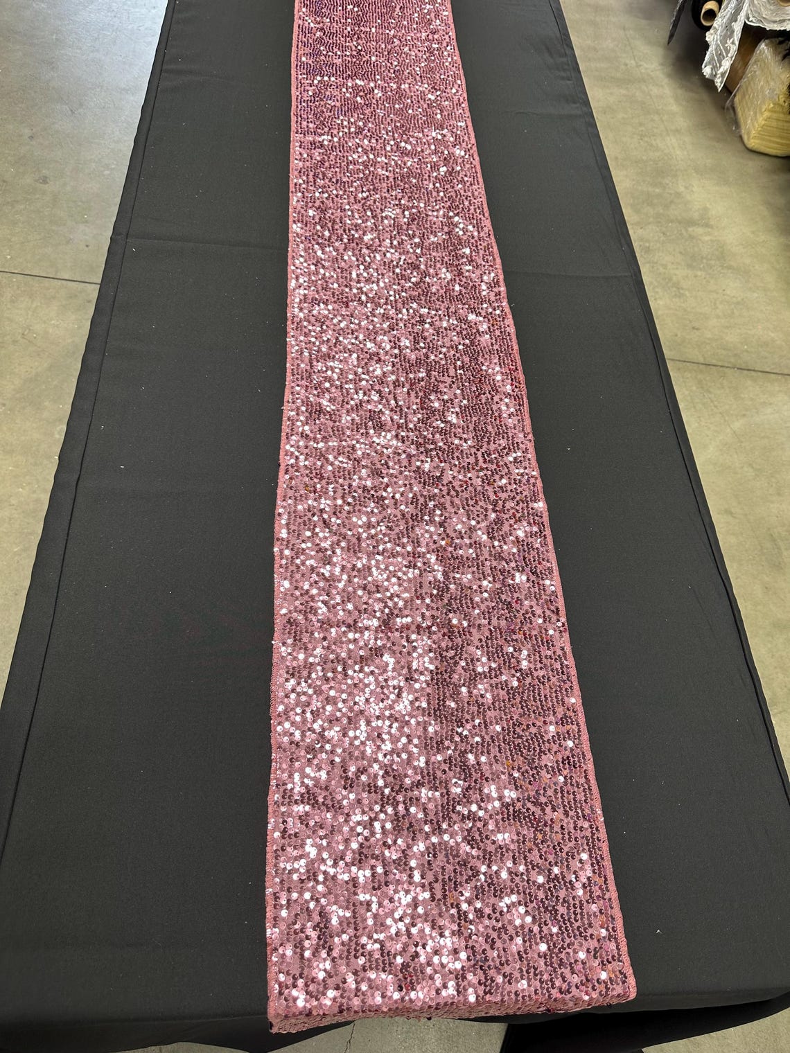 Pink Sequin Table Runner: Shimmering Wedding & Party Decor - Etsy
