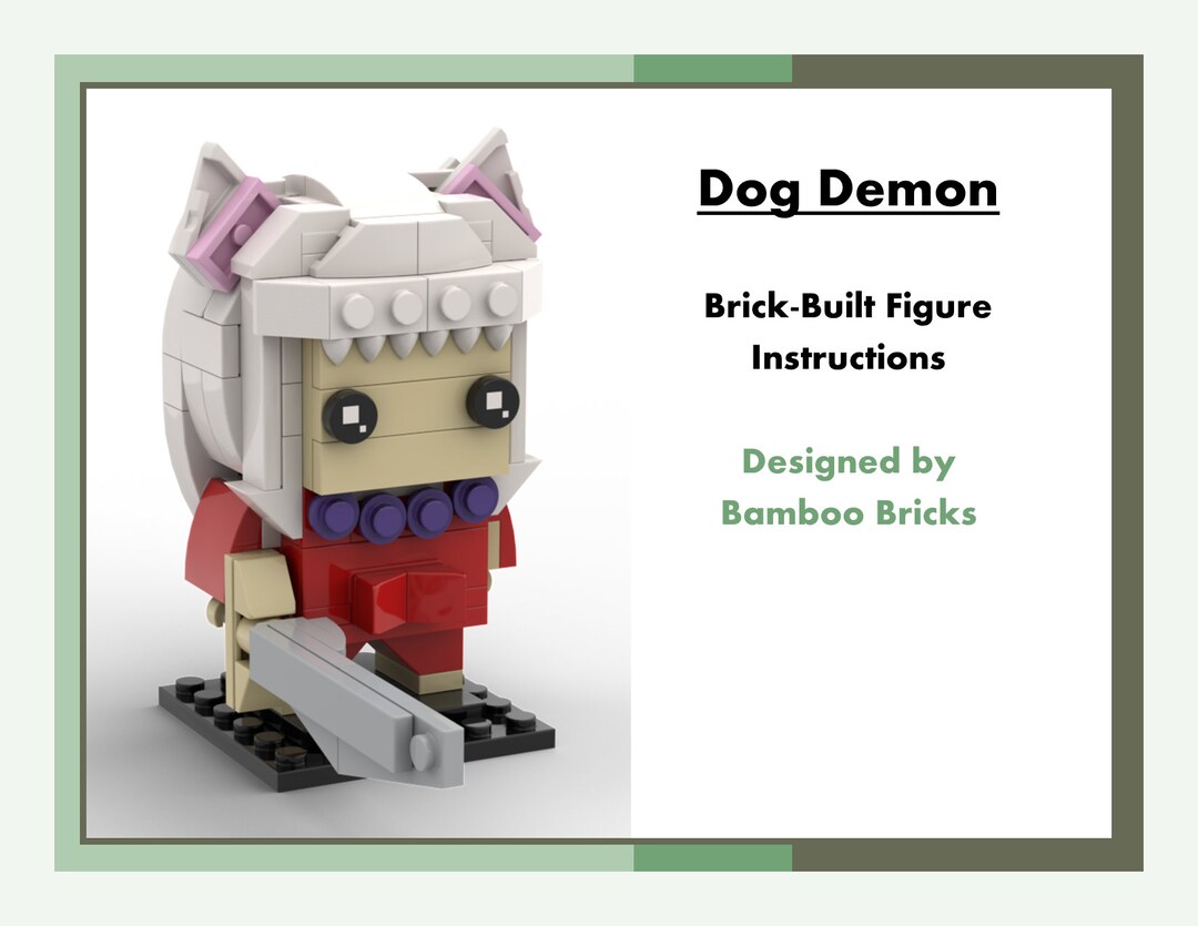 Dog Demon Brick-built Figure Instructions - Etsy
