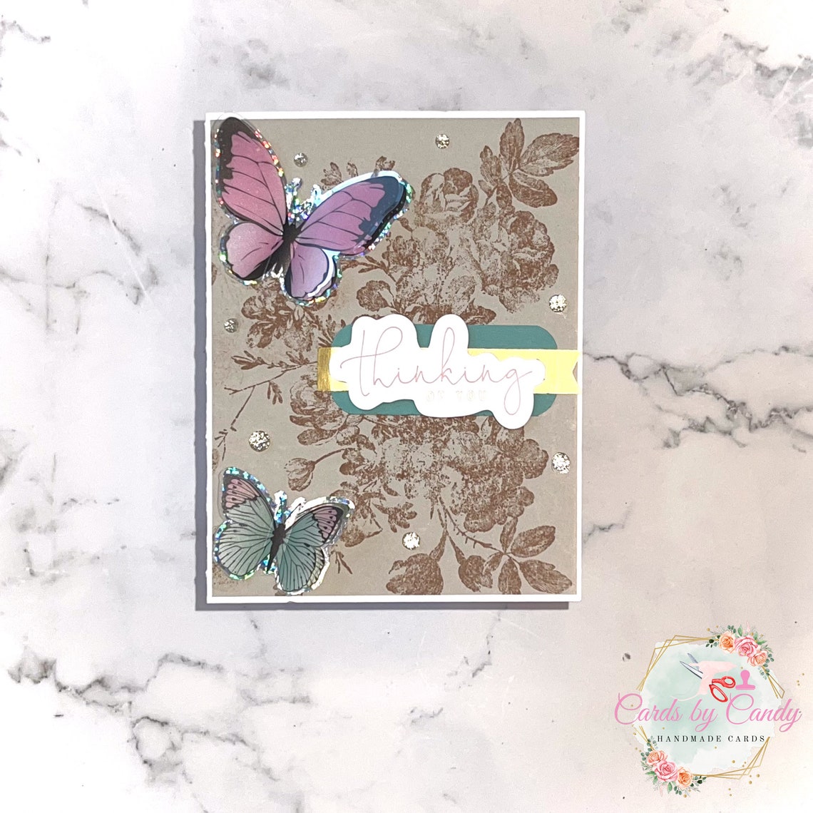 Floral Assorted Cards - Set of 5 Handmade Greeting Cards With Envelopes ...