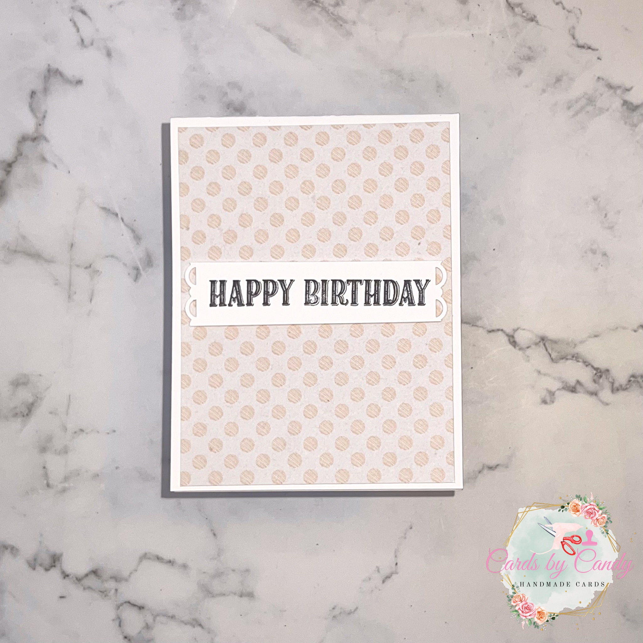 Happy Birthday Simple Greeting Cards - Set of 5 Handmade Cards With ...