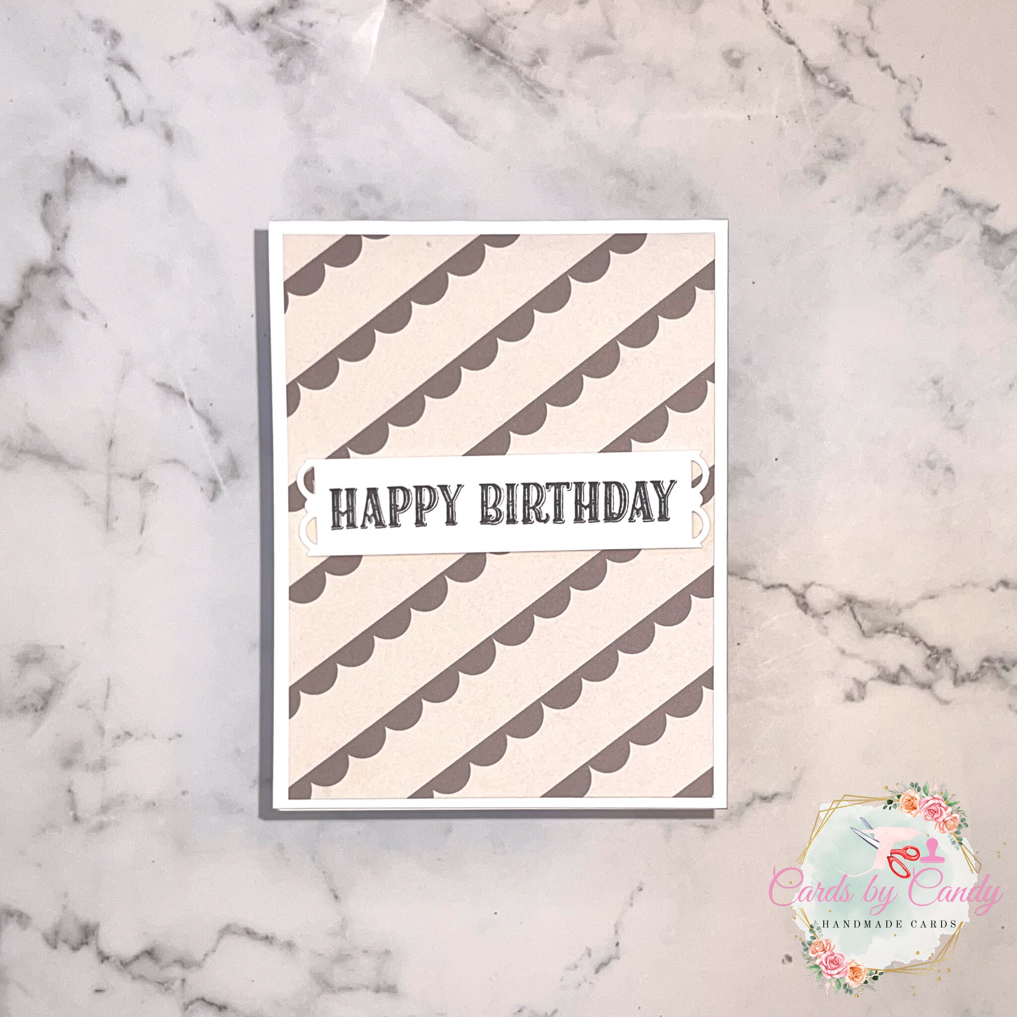 Happy Birthday Simple Greeting Cards - Set of 5 Handmade Cards With ...
