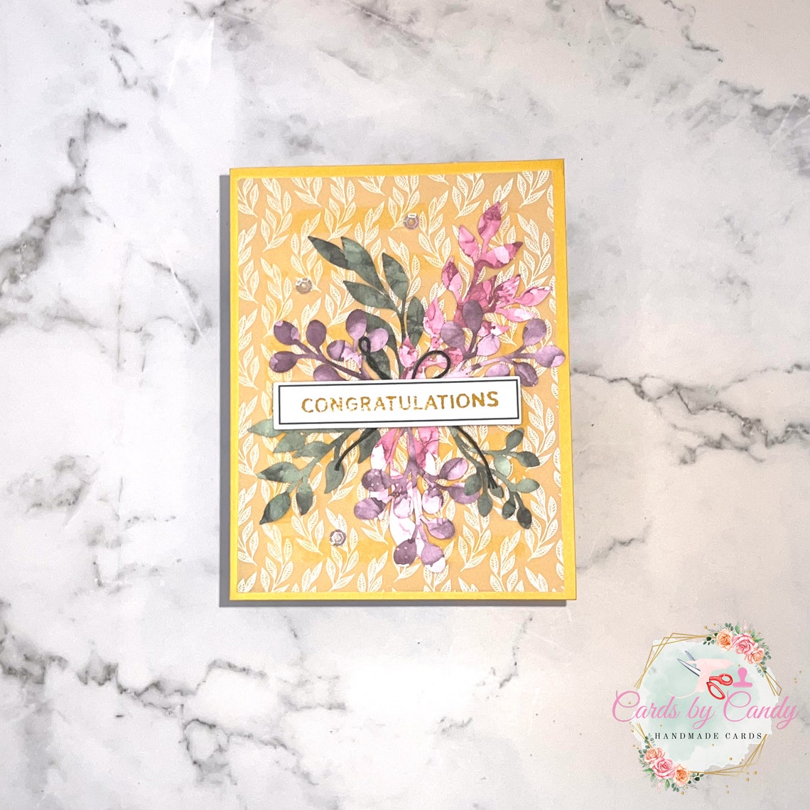 Floral Assorted Cards Set of 5 Handmade Greeting Cards With Envelopes ...