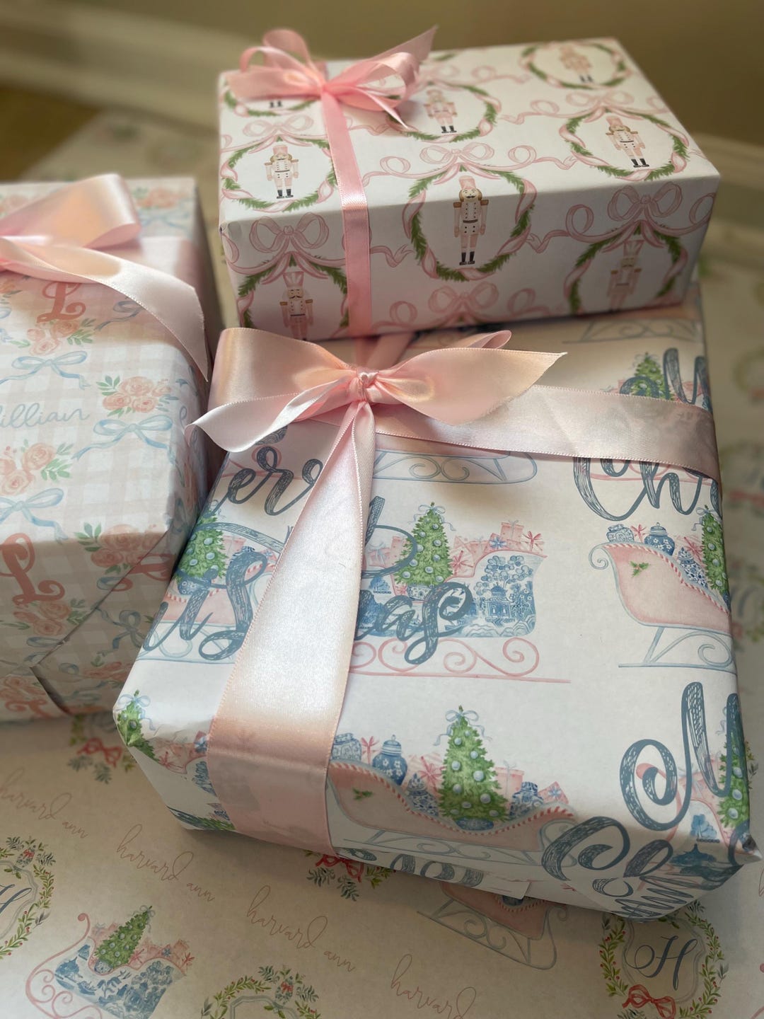 Customized Gift Wrapping Paper for Birthdays, Christmas, Baby Showers ...