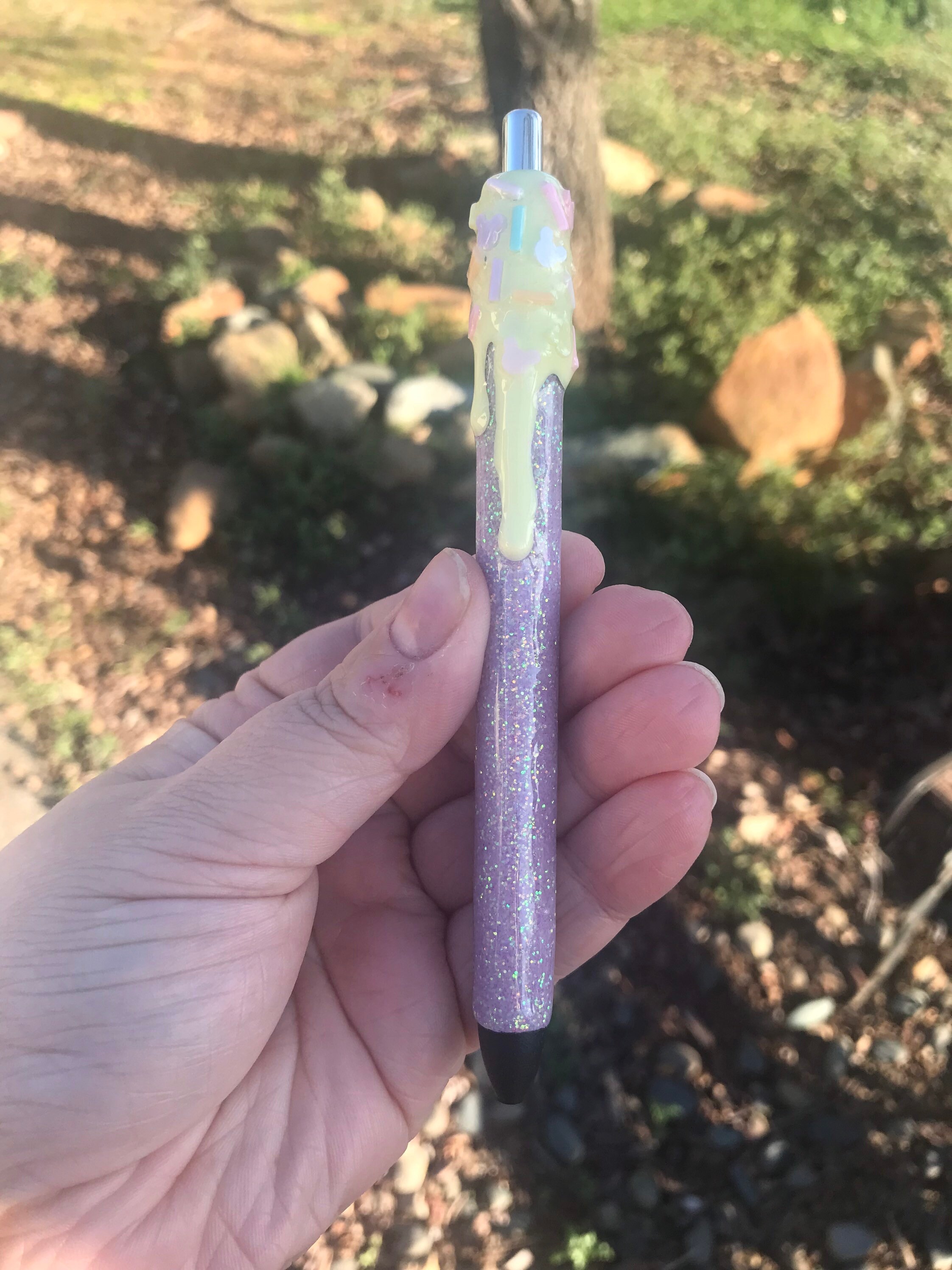 Pastel Glitter Drip Mouse Sprinkle Pens - Etsy