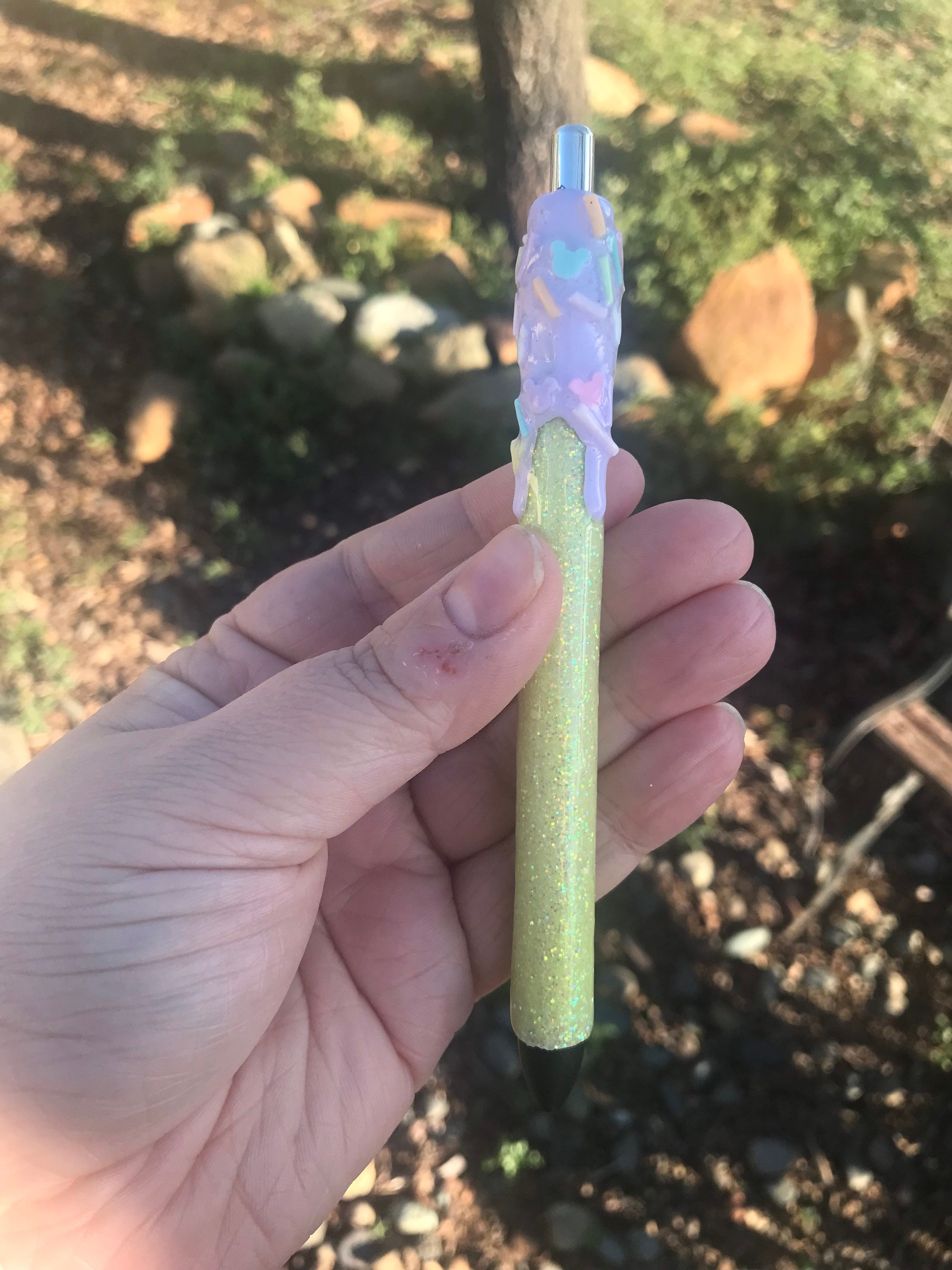 Pastel Glitter Drip Mouse Sprinkle Pens - Etsy