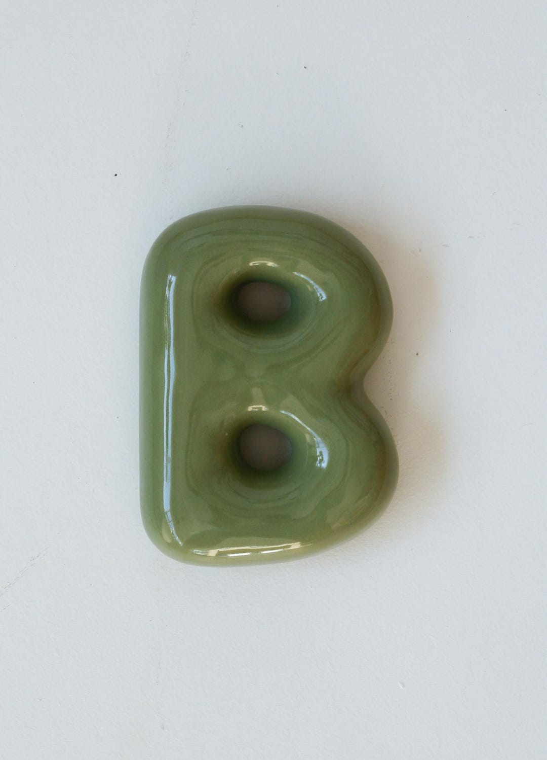 LARGE Wall-mounted Porcelain Letter, Letter B - Etsy