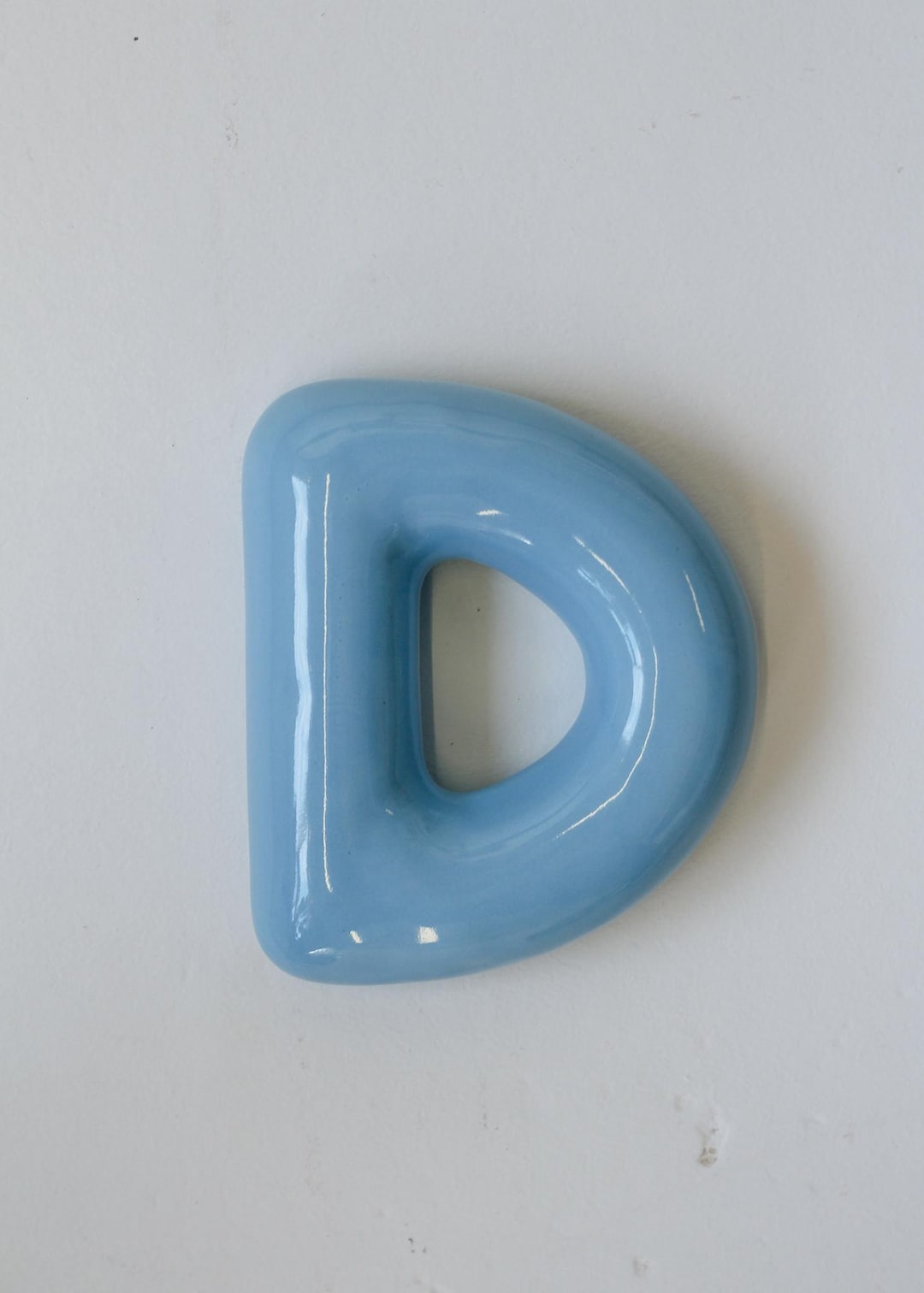 LARGE Decorative Wall Mounted Porcelain Letter - Letter D / LARGE ...