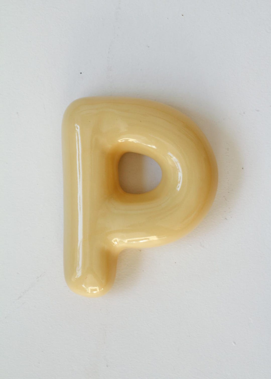 Decorative Wall Mounted Porcelain Letter Letter P. - Etsy